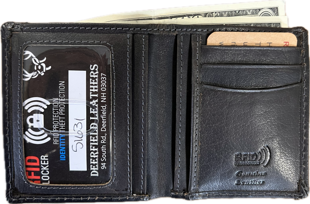 Water Buffalo Bifold RFID Leather Wallet 51361 - Deerfield Leathers